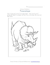 Dinosaurs Worksheets | All Kids Network