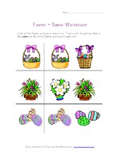 Easter Worksheets for Kids | All Kids Network
