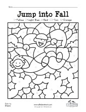 Fall Coloring Worksheet | All Kids Network
