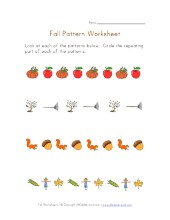 Fall Worksheets for Kids | All Kids Network