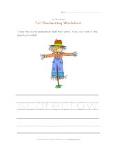 Fall Worksheets for Kids | All Kids Network
