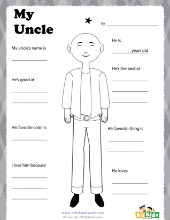 Family Worksheets for Kids | All Kids Network