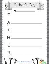 Father’s Day Worksheets | All Kids Network