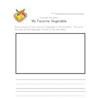 Vegetable Worksheets | All Kids Network
