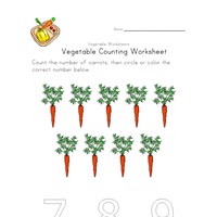 Vegetable Worksheets | All Kids Network