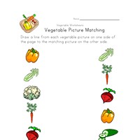Vegetable Worksheets | All Kids Network