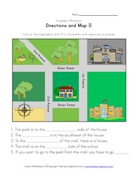 Map Directions For Drawing A Diagram