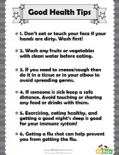 Health & Well-Being Worksheets | All Kids Network