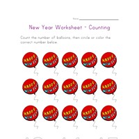 New Year Worksheets for Kids | All Kids Network