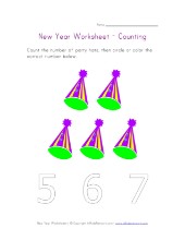 New Year Worksheets for Kids | All Kids Network