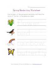 Spring Worksheets for Kids | All Kids Network