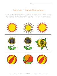 Summer Worksheets | All Kids Network