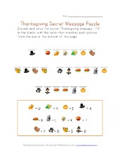 Thanksgiving Worksheets | All Kids Network