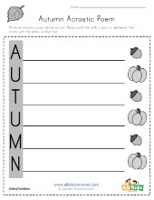 Fall Worksheets for Kids | All Kids Network