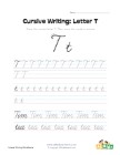 Cursive Letter T
