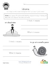 Idiom Meanings Worksheet 16 | All Kids Network
