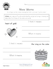 Idiom Meanings Worksheet 15 | All Kids Network