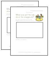 Draw And Write Worksheets Read And Draw Worksheets (Grade One CVC