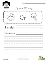 Opinion Writing Worksheets | All Kids Network